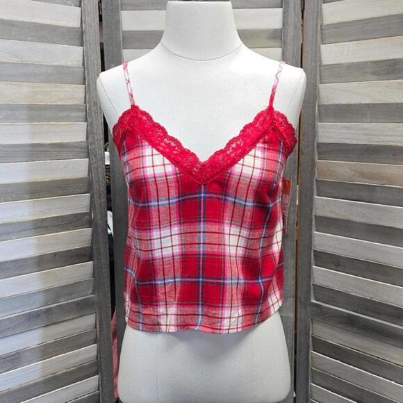 Colsie | Tops | Womens Lace Trim Woven Tank Colsie Small | Poshmark